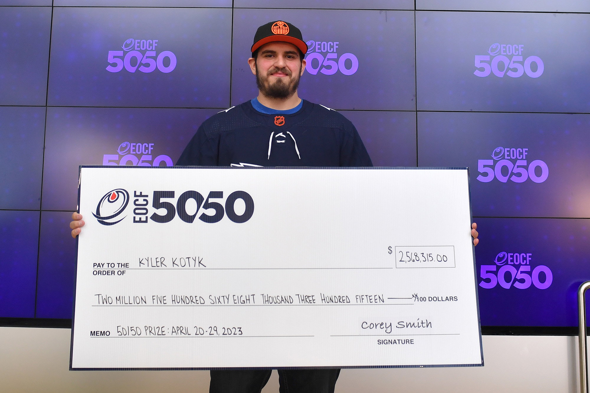 50/50 Winners Gallery | Edmonton Oilers